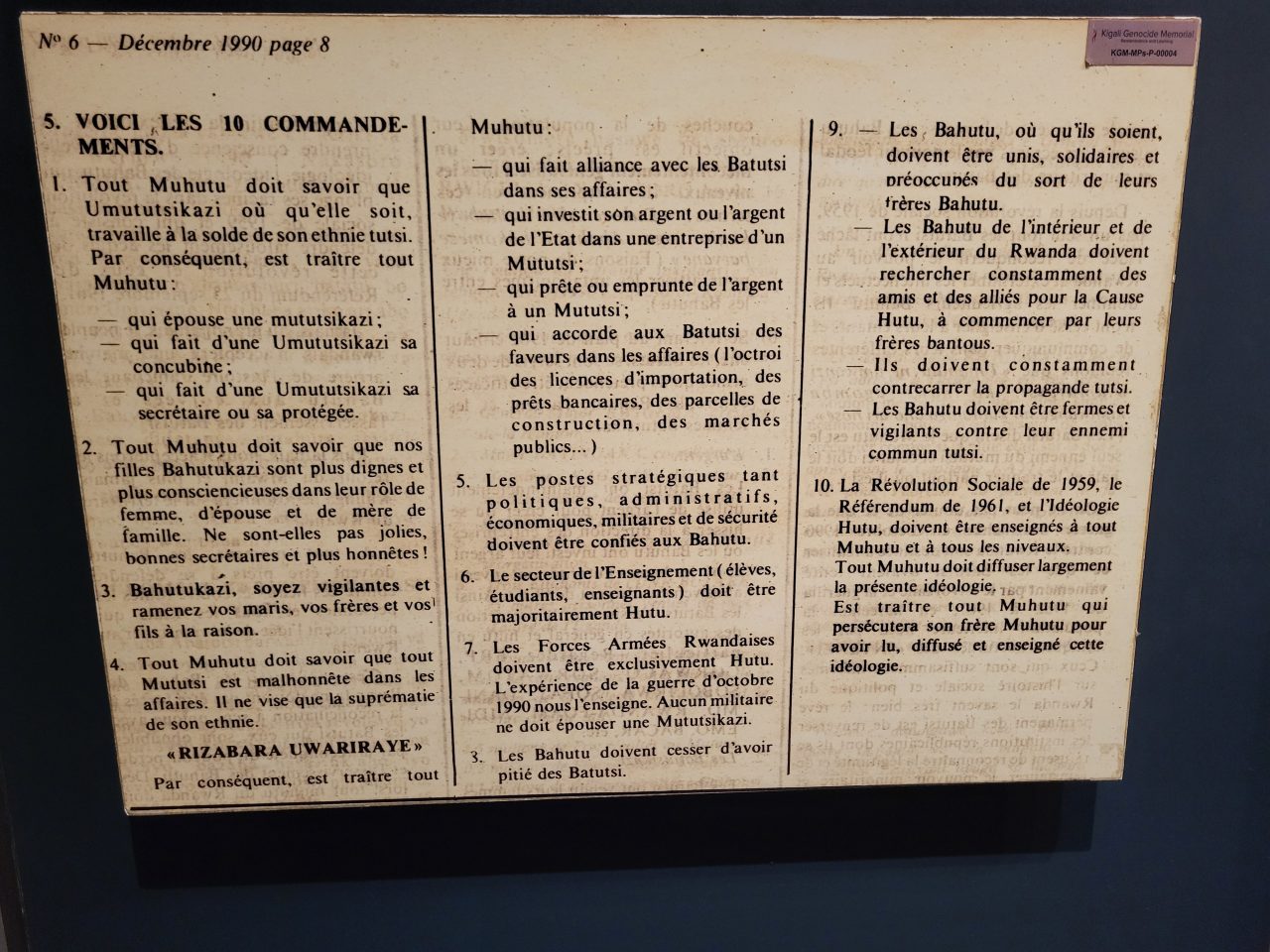 Holocaust Memorial Day Trust | HMDT blog: Rwanda before, during and ...