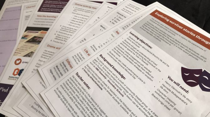 Holocaust Memorial Day Trust | HMD Drama Lesson Plan